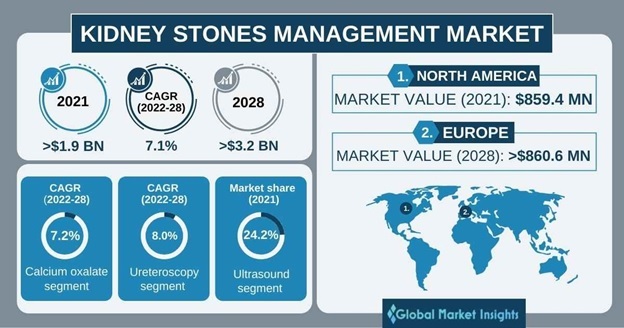Kidney Stones Management Market Size, Statistics Report 2028